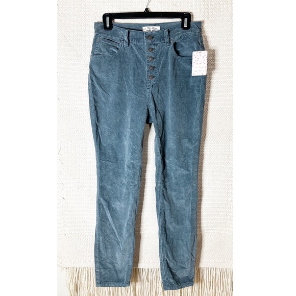 Free People | Pants & Jumpsuits | We The Free Morning Wave Blue Sun ...